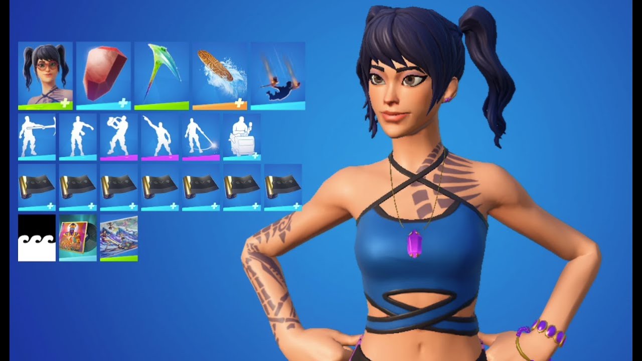 SCUBA CRYSTAL Skin Showcase in Fortnite - YouTube