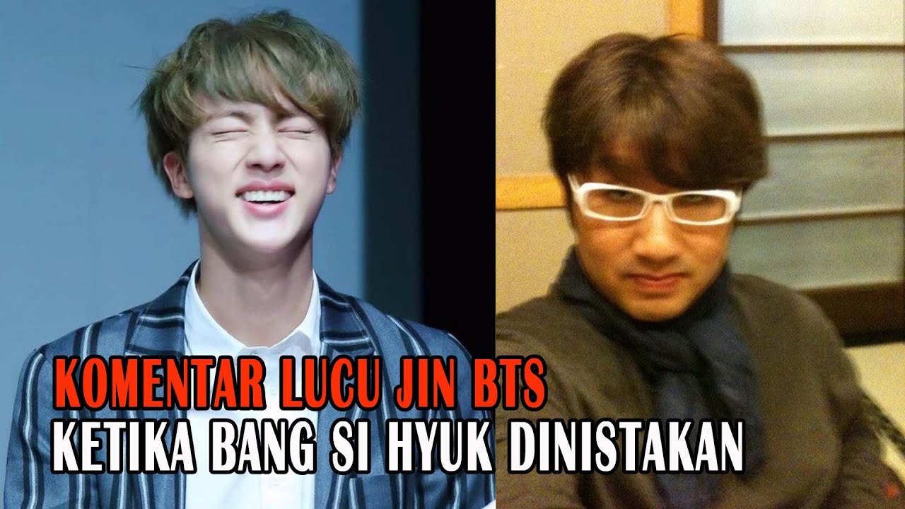 Komentar Lucu JIn BTS Ketika Bang Si Hyuk Dinistakan - YouTube