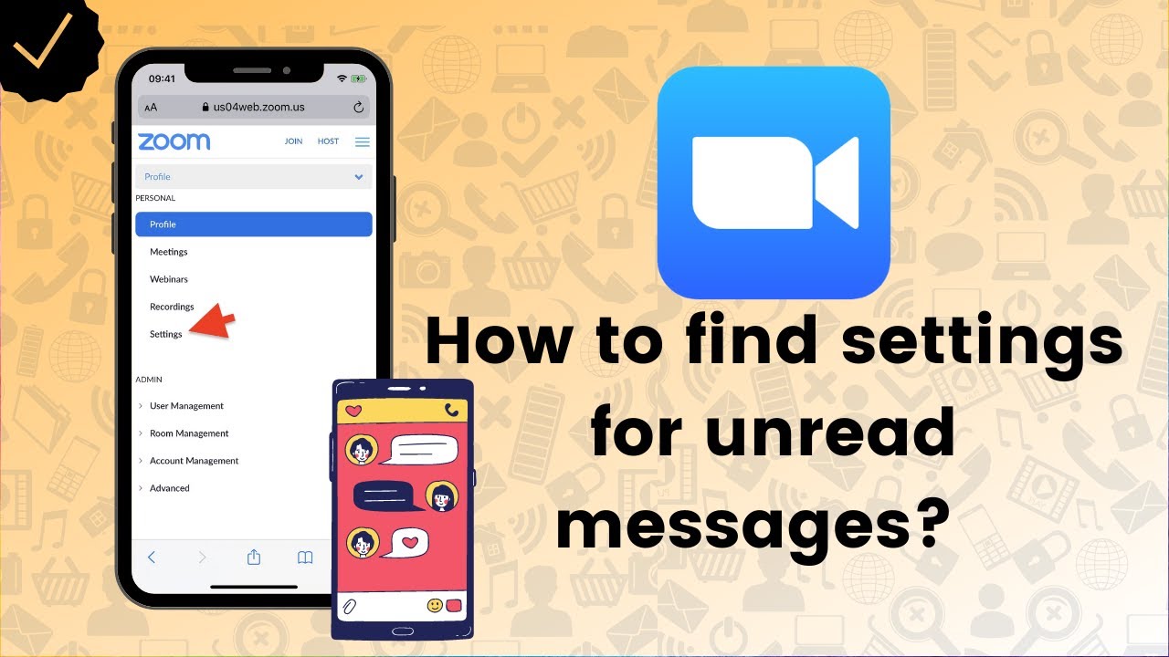How to find settings for unread messages on Zoom? - Zoom Tips - YouTube