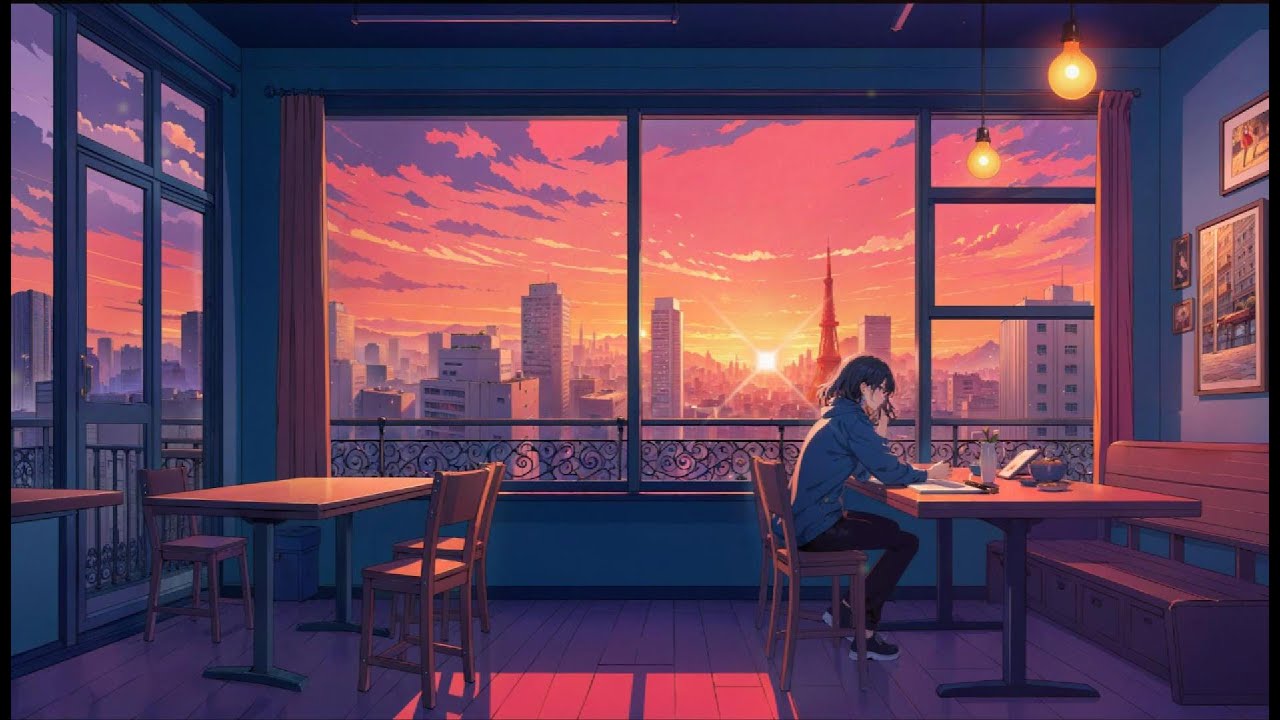 coffee shop study | chill lofi beats for reading & working - YouTube
