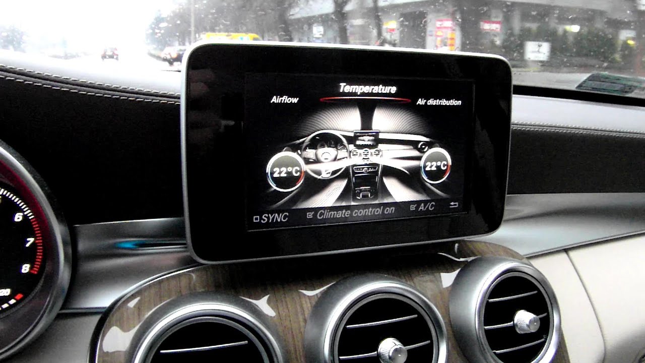 2015 Mercedes C-Class W205 Urban City Traffic Fuel Consumption MPG Test ...