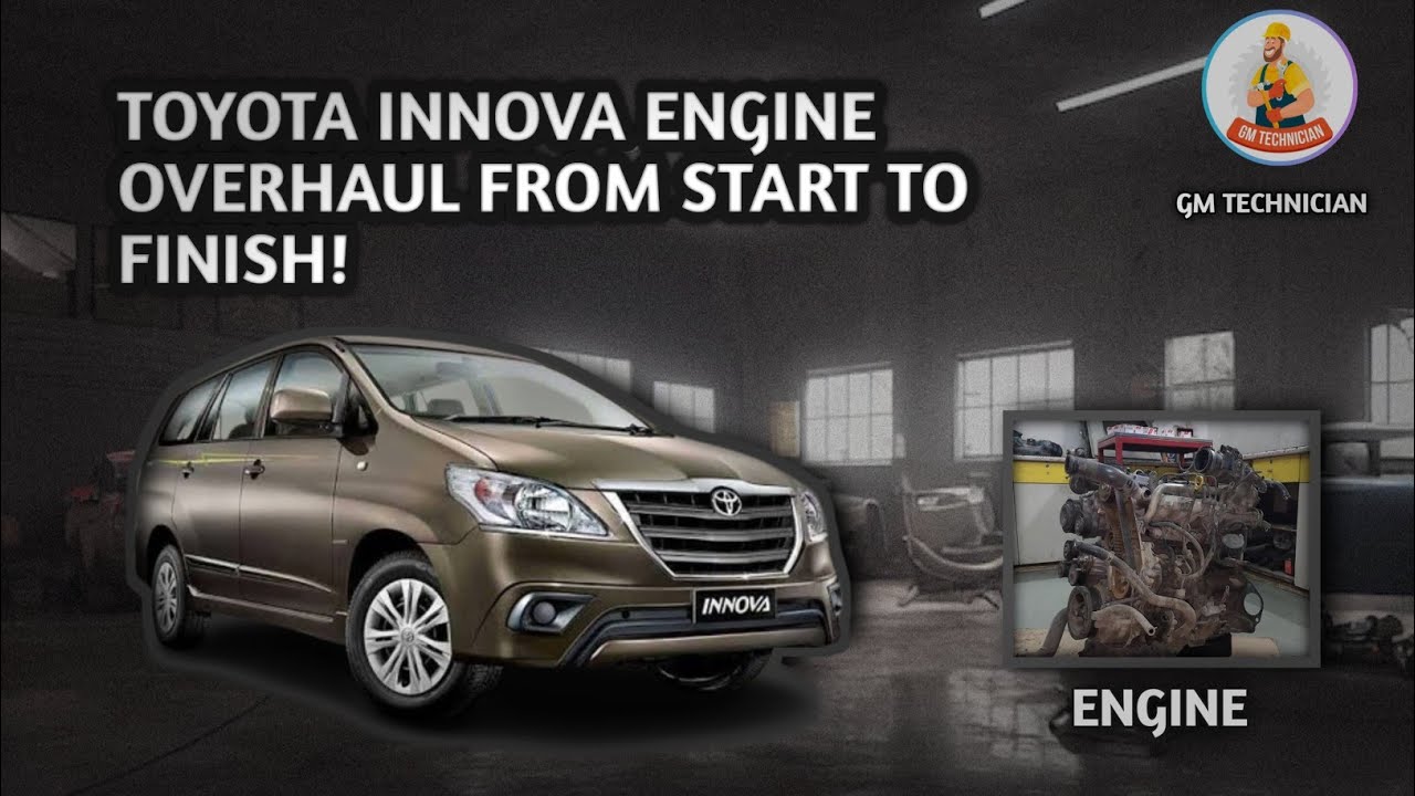 Toyota Innova Engine Overhaul From Start To Finesh! #engine #toyota ...