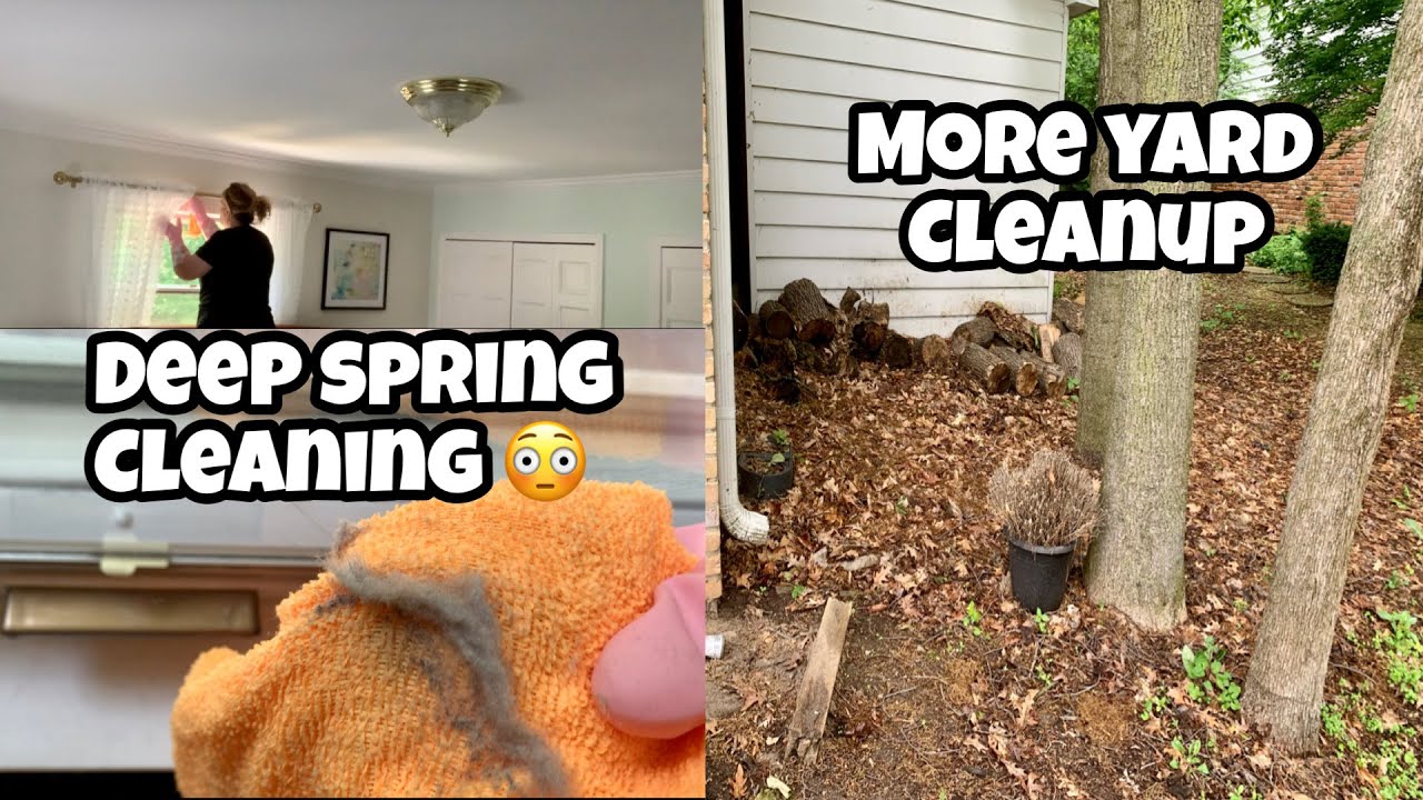 SPRING DEEP CLEANING/ Finally getting some in and a little bit of ...
