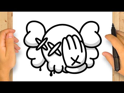 HOW TO DRAW KAWS | Fortnite | Step by Step Simple and Easy