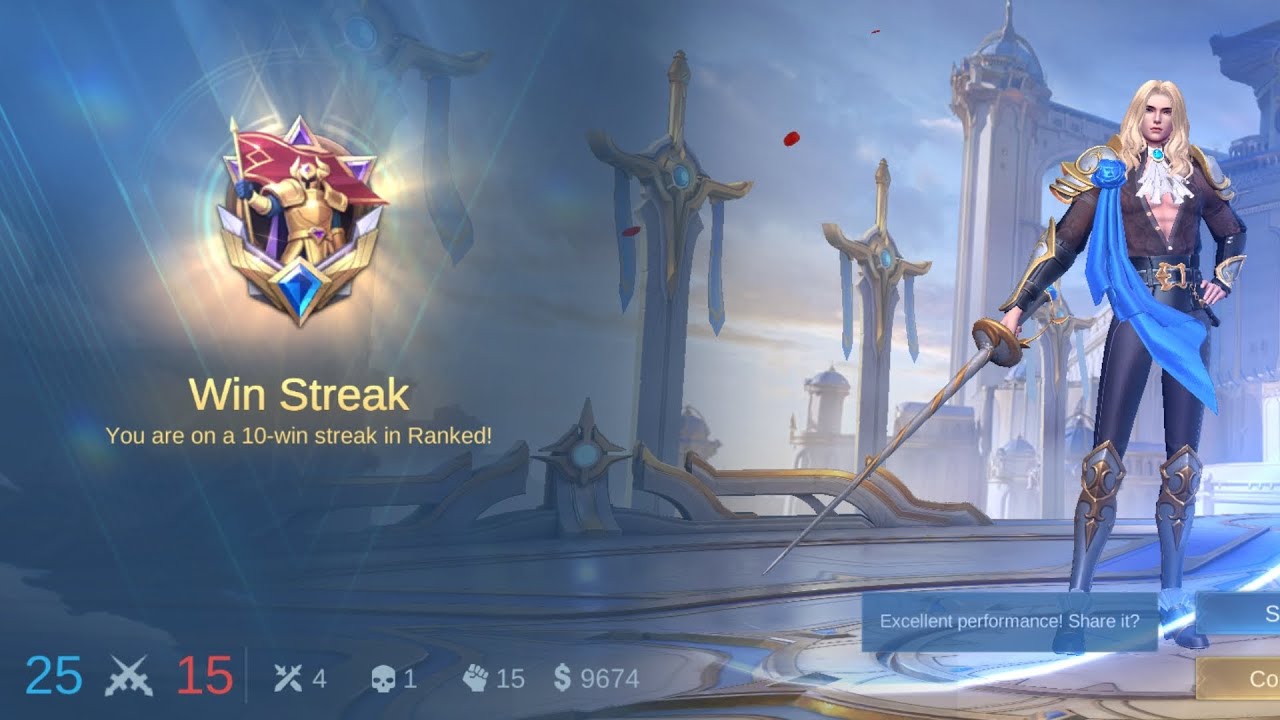 10 win streak using different hero - MLBB - YouTube