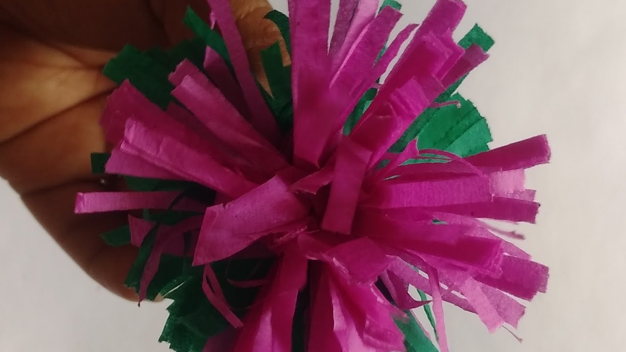 New Design Paper flower/Puja Decoration /party Decoration - YouTube