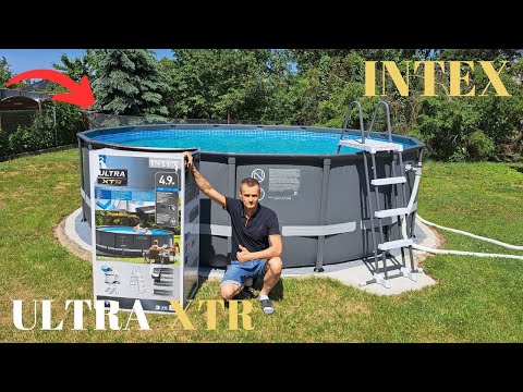 INTEX Ultra XTR 488x122 çerçeve havuzunun kurulumu.
