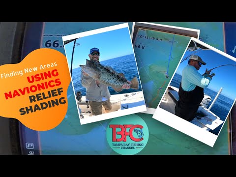 Using Navionics Relief Shading to find new spots offshore and inshore ...
