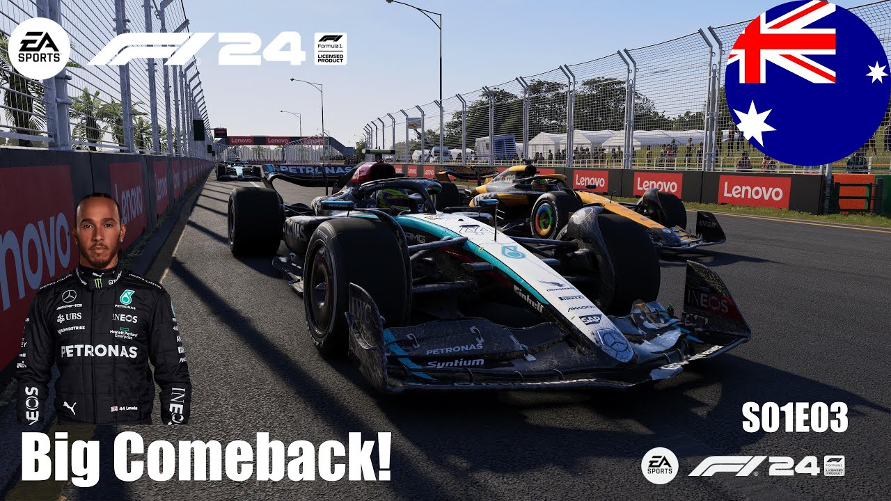 Big Comeback! - F1 24 Fahrerkarriere Lewis Hamilton S01E03 - YouTube
