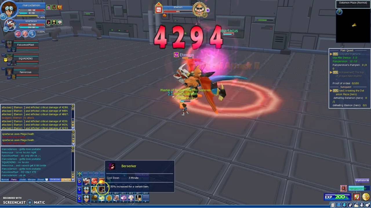 Datamon Maze on marcsdamon - YouTube