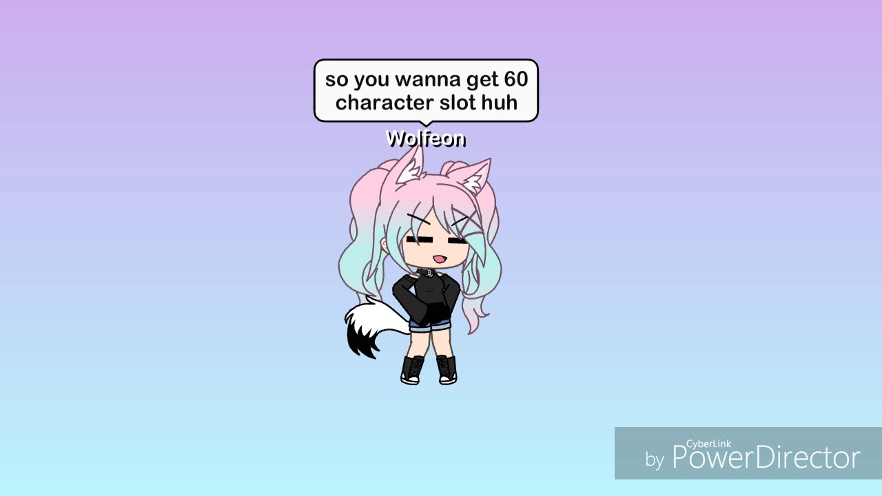 How to get 60 character slots in gacha life - YouTube