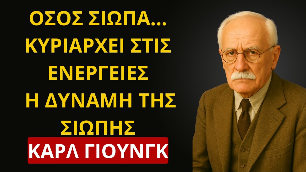 Η ΑΟΡΑΤΗ ΥΠΕΡΟΧΗ ΟΣΩΝ ΠΑΡΑΜΕΝΟΥΝ ΣΙΩΠΗΛΟΙ | ΚΑΡΛ ΓΙΟΥΝΓΚ - YouTube
