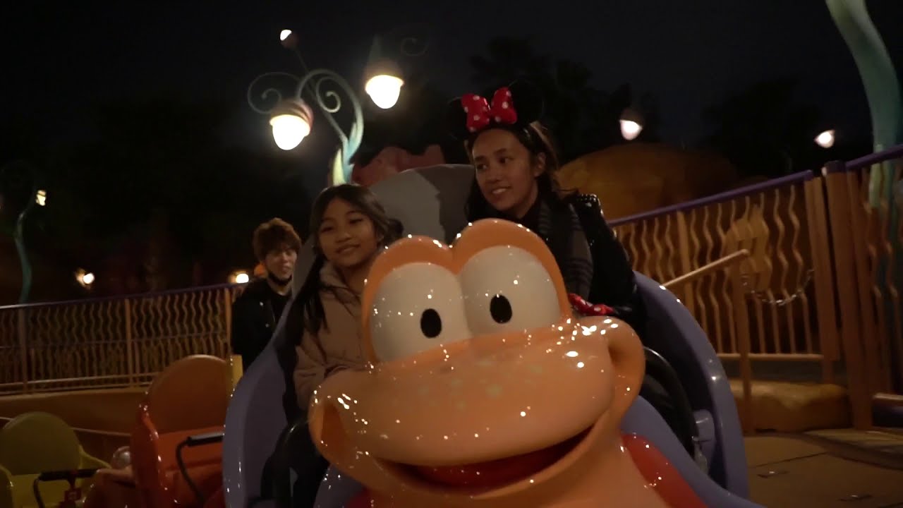 Scuttles Scooter - Little Mermaid Tokyo DisneySea ride - Amber & Micah ...