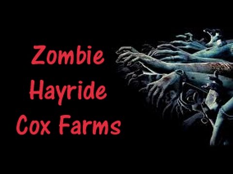 Cox Farms Fields of Fear ZOMBIE HAYRIDE 👈 - YouTube