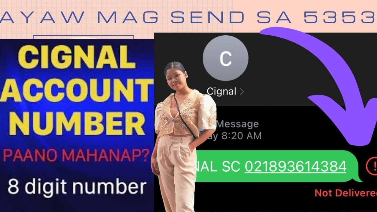 NOT DELIVERED ️How to Know your CIGNAL Account Number (8 digits) Cignal ...