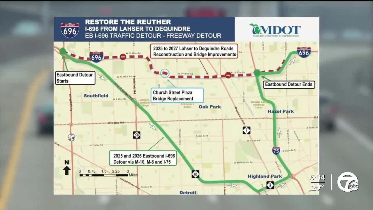 Public meeting tonight about massive I-696 project - YouTube