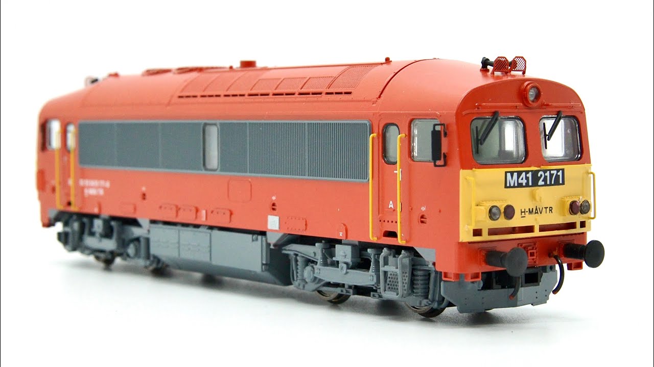Modellbemutató: MaxTrain MÁV M41 2171 - LimitTuning - YouTube