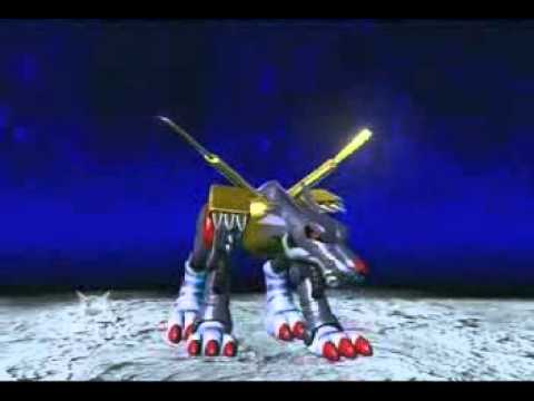 Gabumon warp digivolve to metal garurumon - YouTube