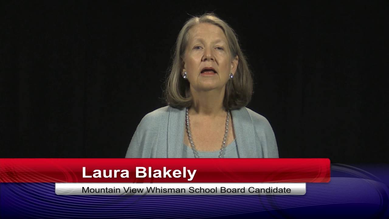 Elections 2016 - MVWSD School Board - Laura Blakely - YouTube