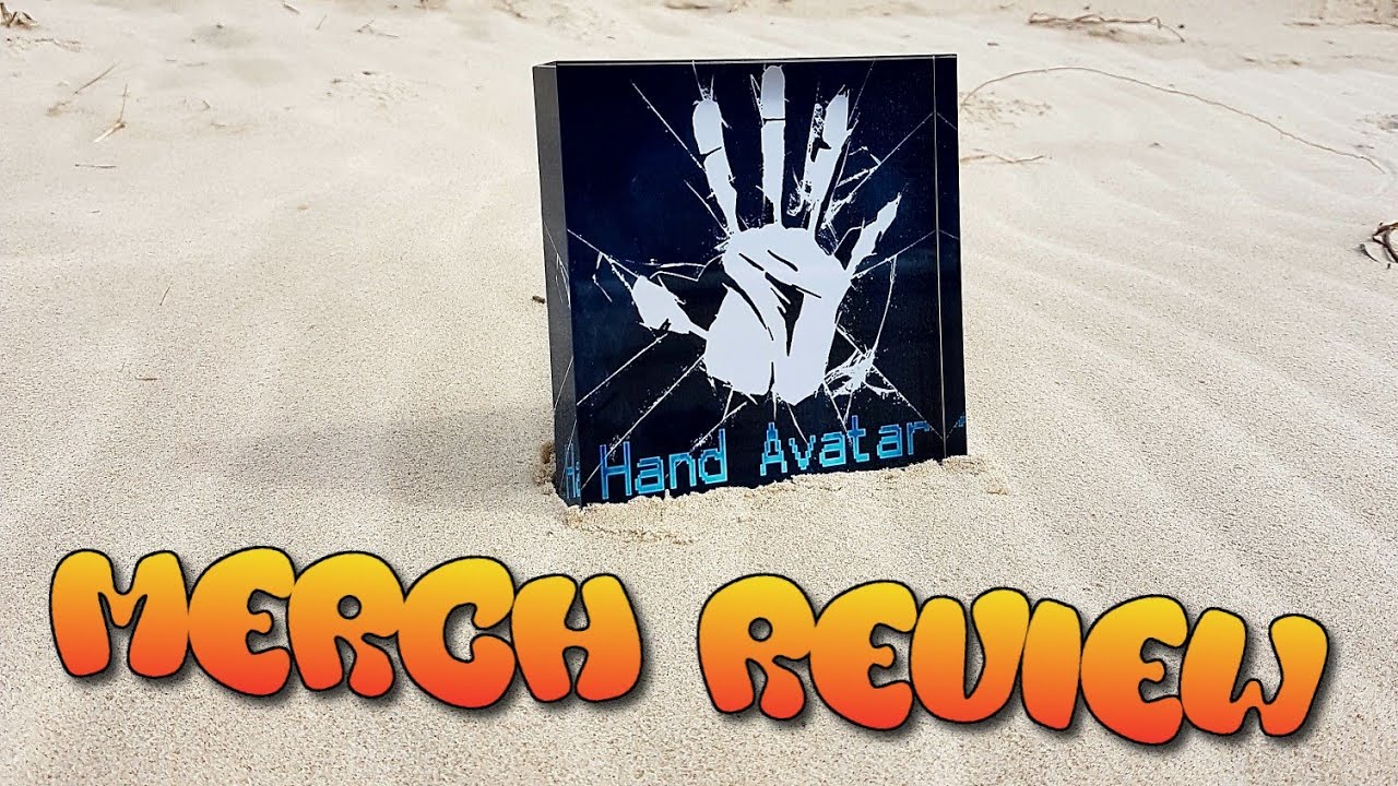 Merch Review and Unboxing | Hand Avatar Logo Design Acrylic Block - YouTube
