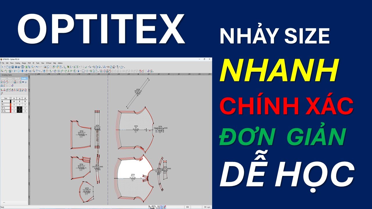 #optitex ‖ Nhảy Size - Nhanh Đơn Giản Dễ Học ‖ Tự Học #optitex & #clo3d ...