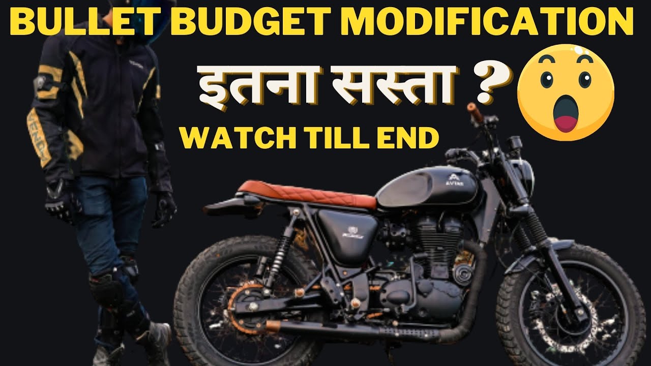Royal Enfield Bullet Thunderbird Customization into Brat Motorcycle ...