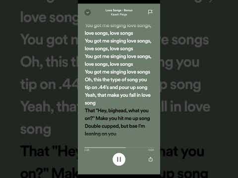 Love song by Kaash Paige Spotify lyrics - YouTube