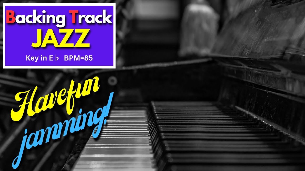 【Backing tracks for practicing improvised solos】JAZZ Guitar Backing Track (Key=E♭) アドリブ練習用カラオケ ...