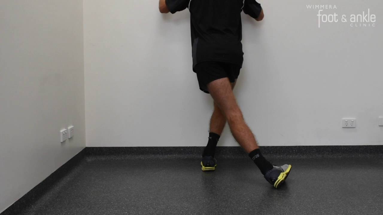 Standing Peroneal Stretch - YouTube