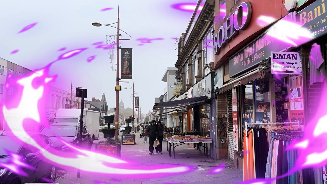 Birmingham Soho Road, Filmed Sunday afternoon the 12th of October. 4K ...