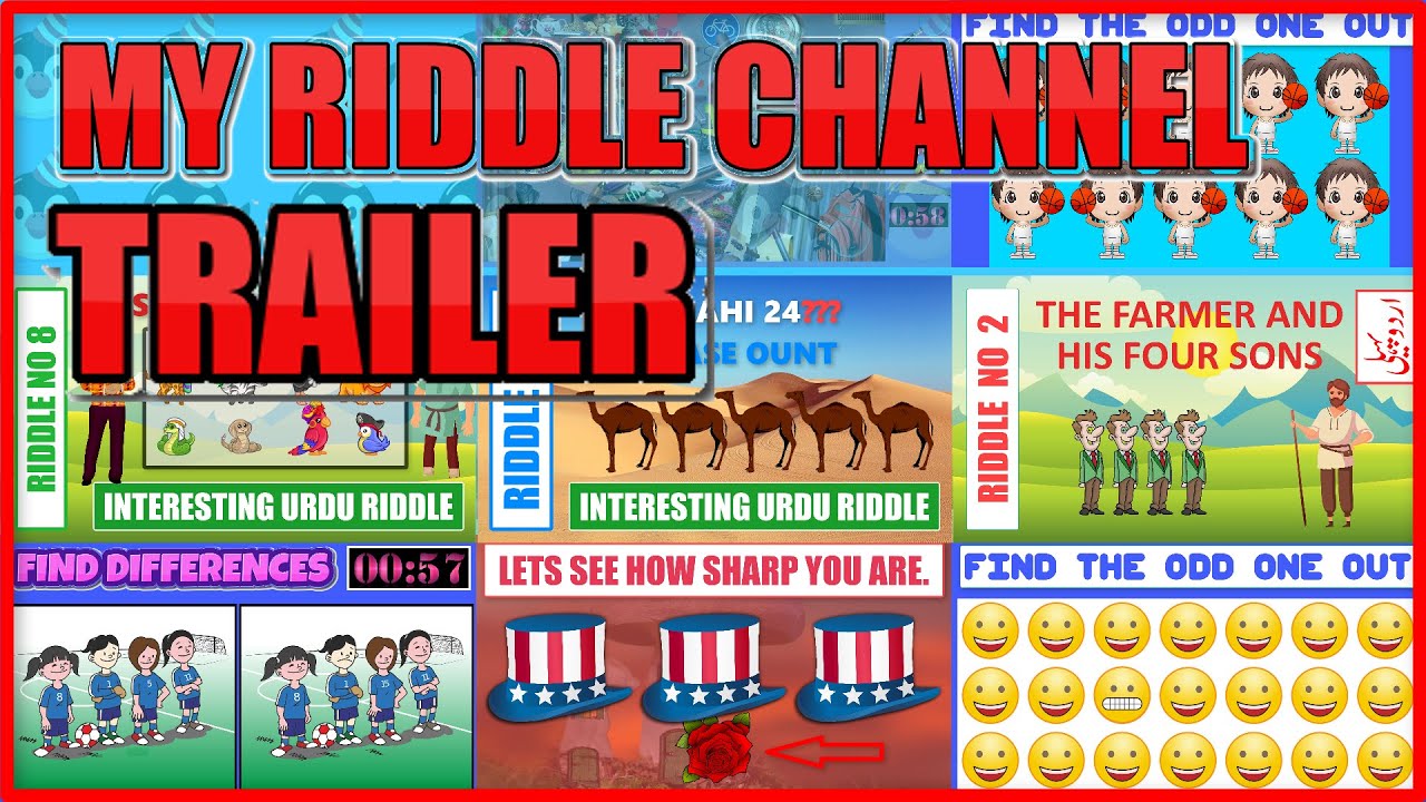 My Riddle Channel TRAILER - YouTube
