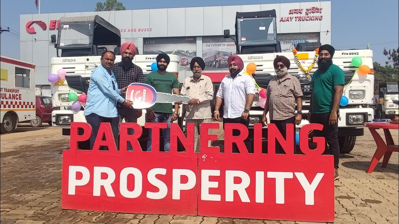 Eicher Pro 6042 Cowl 2 Vehicle Delivered Today - YouTube