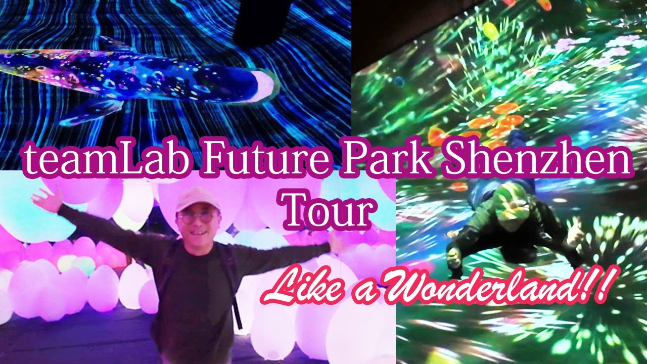 teamLab Future Park Shenzhen China - Incredible Amusement Park Light ...