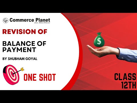 Revision of Balance of Payment | Class 12 Economics | One Shot By ...