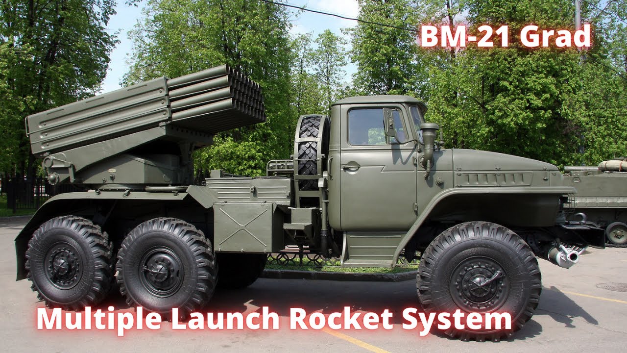 BM-21 Grad Multiple Launch Rocket System - YouTube