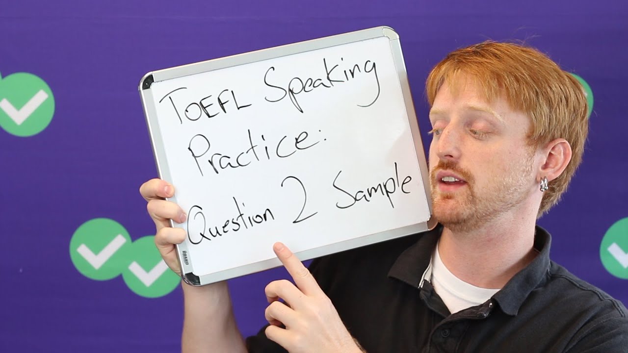 TOEFL Tuesday: Speaking Sample Answer, Task 2 - YouTube