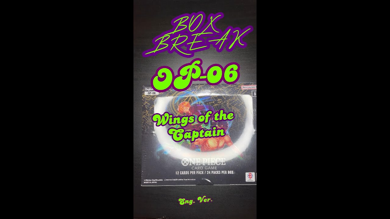 OP-06 Wings of the Captain Box Break / Opening - YouTube