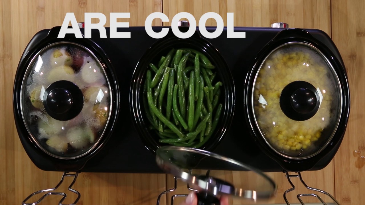 Midea America - Midea Triple Slow Cooker - YouTube