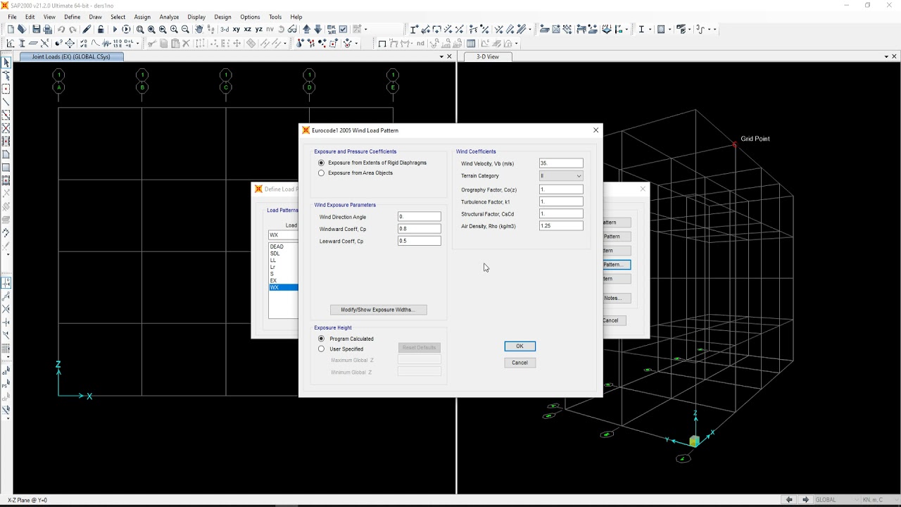 Sap2000 Rüzgar Yükü / Sap2000 Wind Loads - YouTube