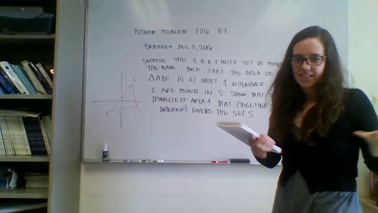 On solving a Putnam problem: Year 2016, Problem B3 - YouTube