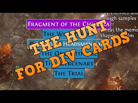 THE HUNT FOR 77 MISSING DIV CARDS | POE | PATH OF EXILE - YouTube