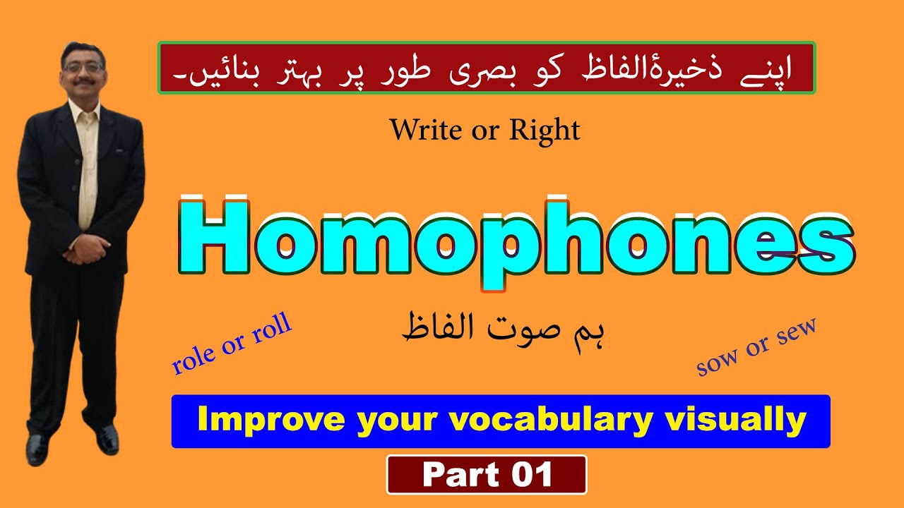 "Homophones" (Pair of words) Part-01//British Institute// - YouTube
