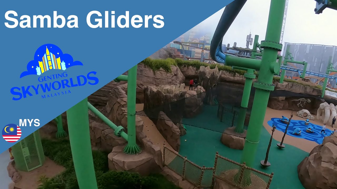 Samba Gliders Genting SkyWorlds | Setpoint Swing Thing | Onride POV [4k ...