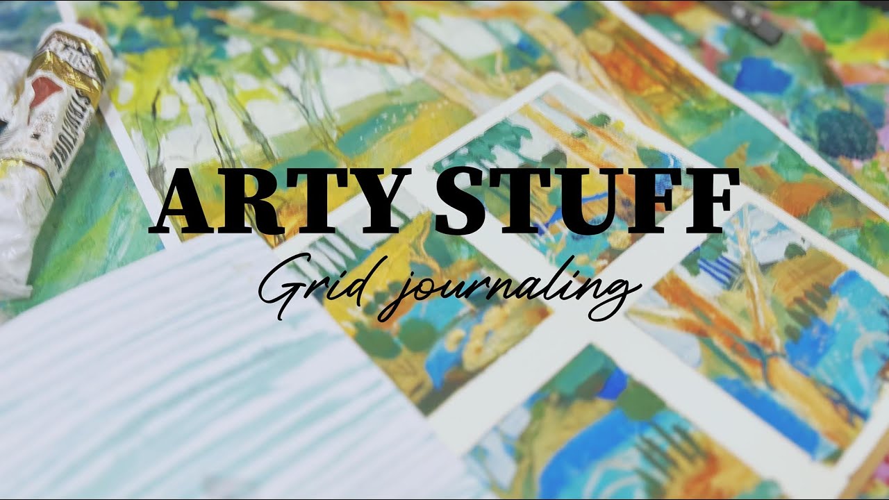 How Grid Journaling can get you out of an art funk - YouTube