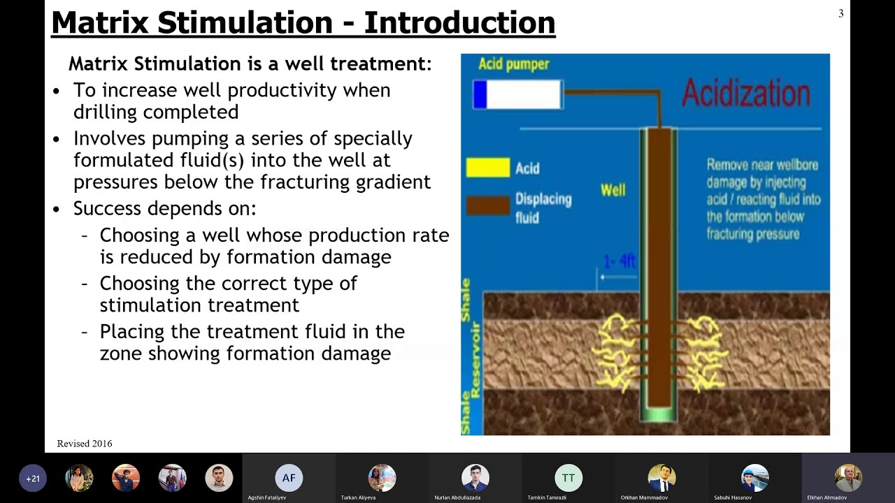 Production Technology - Matrix Acidizing 1/5 - YouTube