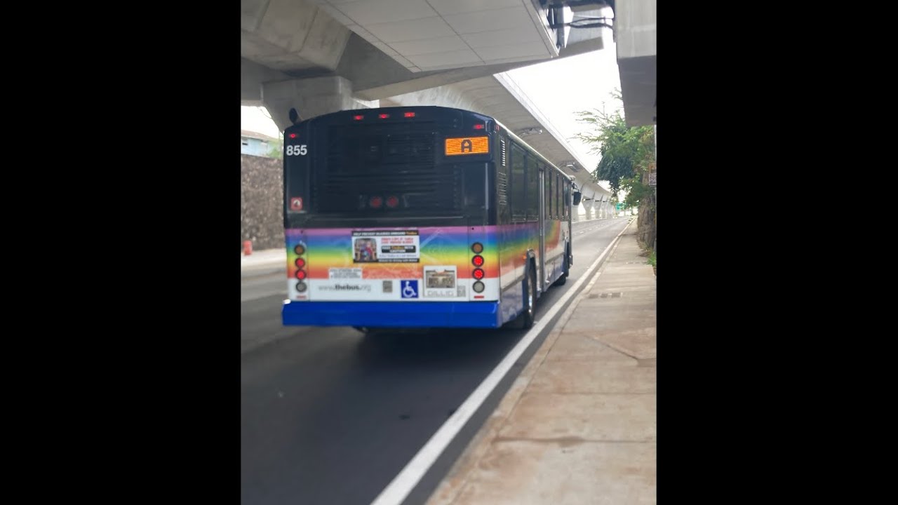 Thebus Honolulu Route A CityExpress! Uh Manoa Gillig Phantom 40 Ft Bus ...