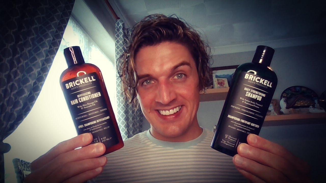 BRICKELL Men's Shampoo and Conditioner! Let's take a look... - YouTube