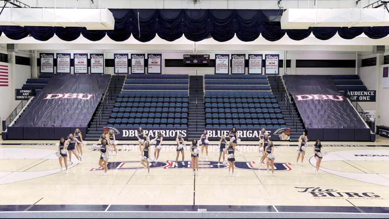DBU Patriettes Dance Team- Patriot Rally Routine 2020 - YouTube