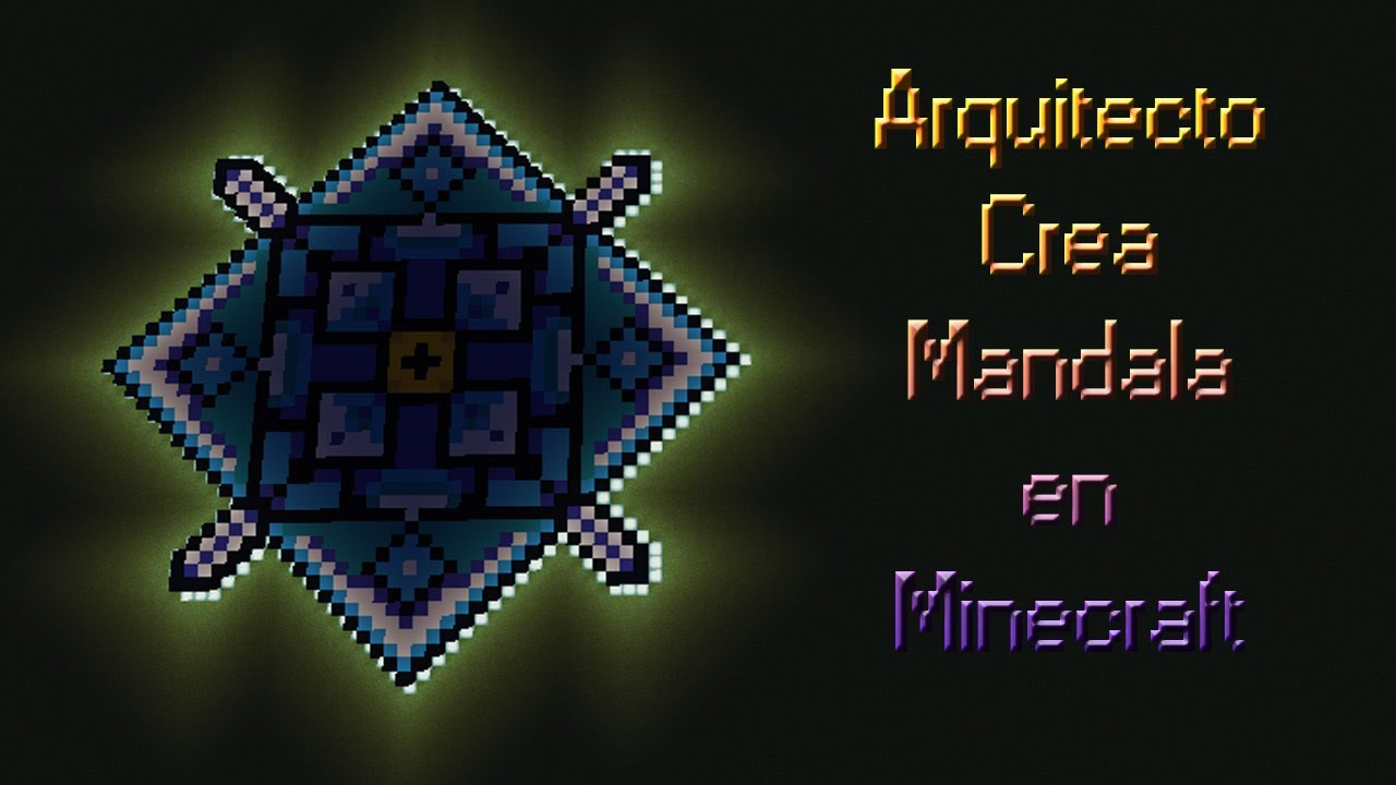 Arquitecto Crea Mandala en Minecraft - Paso a Paso #minecraft - YouTube