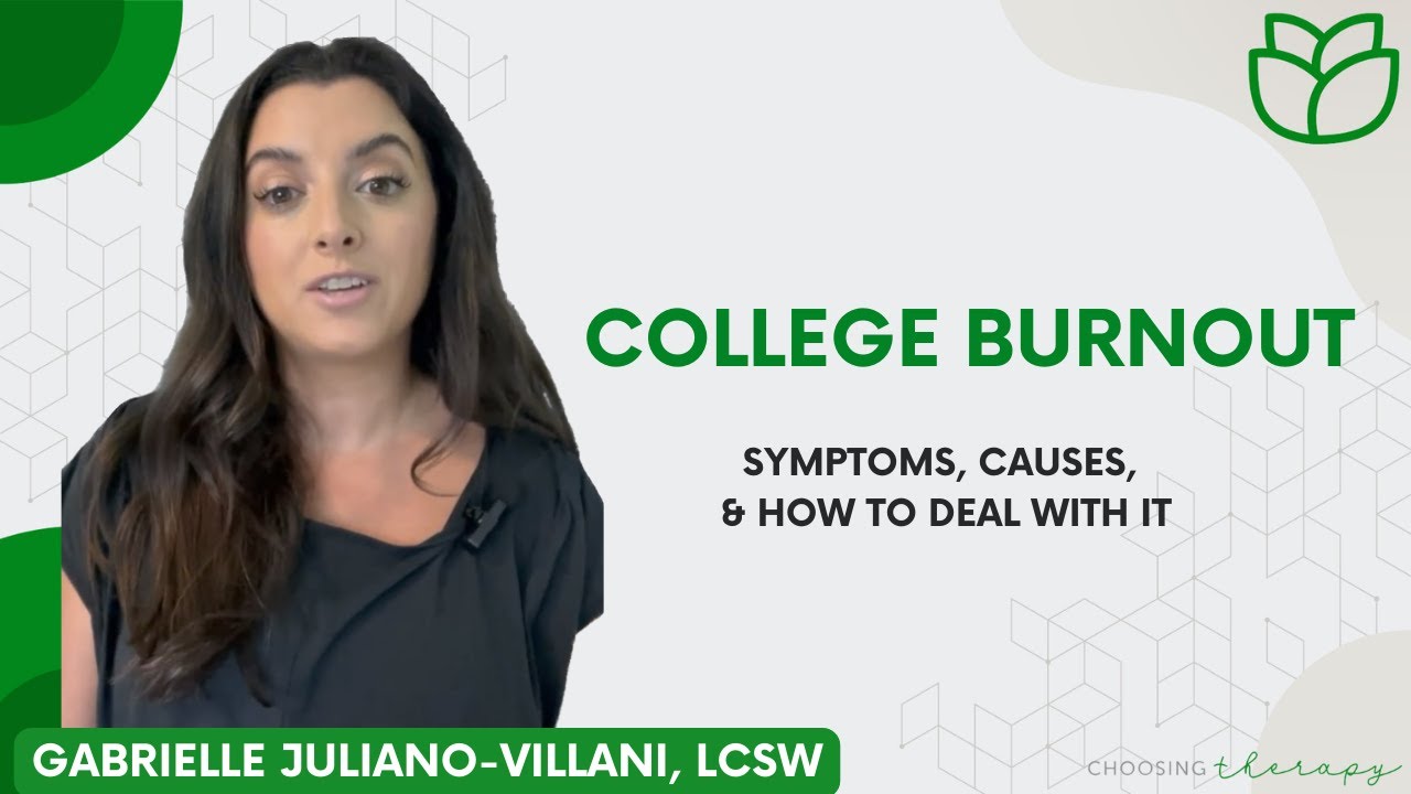 College Burnout: Symptoms, Causes, & How to Deal With It - YouTube